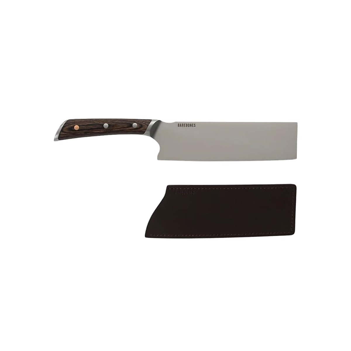 Barebones No. 7 Nakiri Knife - 7-Inch German-Grade Blade - Chopping Knife Perfect for Vegetables - Versatile Chef Knife - Everyday Kitchen Essentials
