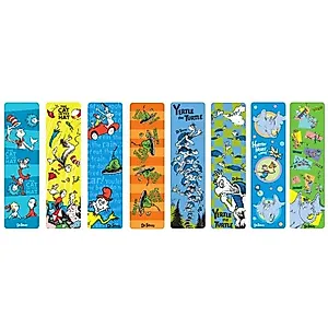 Raymond Geddes Dr Seuss Mini Memo Pad (Pack of 48) & 66869 Dr Seuss Assorted Bookmarks for Kids (Pack of 50)