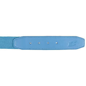 CHAMPRO Baseball Belt with Leather Tab, Light Blue, Adult