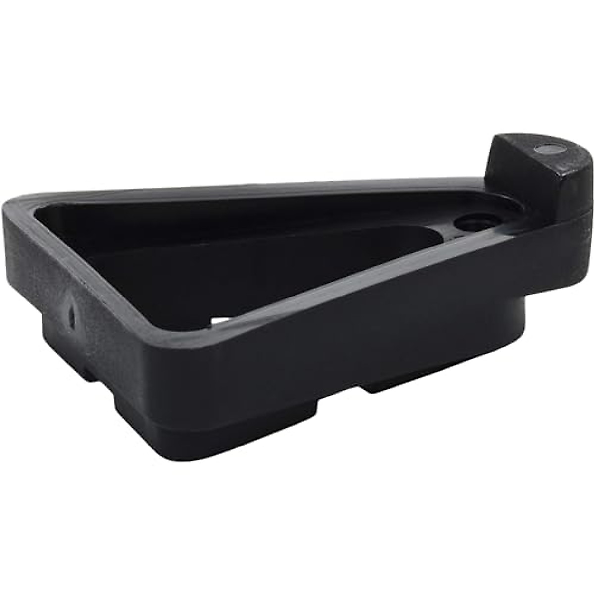 Bosmere Pot Toes, Plant Pot Risers for Indoor and Outdoor, Prevent Stains and Rotting on Wood, Cement, and Tile - Black (Pack of 12)