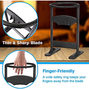 JOMUGY Firewood Kindling Splitter Racker, Hand Cutter Wood Log Cracker Splitter for Campsite Home …