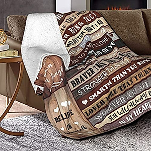 Gifts for Brother Blanket, Brother Gifts from Sister, Gifts for Brother Blanket- Big Brother Gift - Brother Gifts - to My Brother Throw Blanket Birthday Graduation Gifts for Brother Adult 60"x 50"