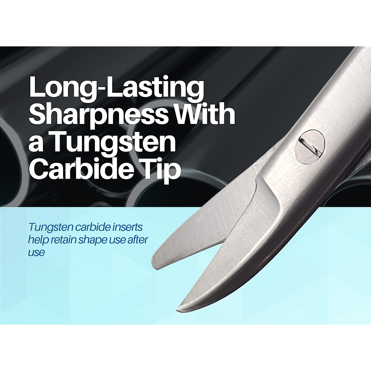 Dental Crown Collar cutting scissors 4.25" curved for thin metal plastic rubber sheet cutting scissors art n craft