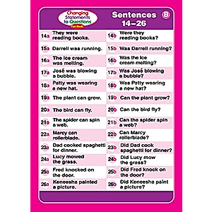 Super Duper Publications | Changing Statements to Questions Fun Deck Flash Cards | Educational Learning Resource for Children