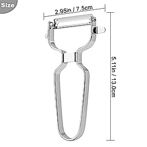 JIANYI Vegetable Peeler, Premium Kitchen Peeler with Comfortable Handle, Ultra Sharp Stainless Steel Y Peeler for Vegetable, Potato, Cucumber, Carrot, All Fruits & Veggies