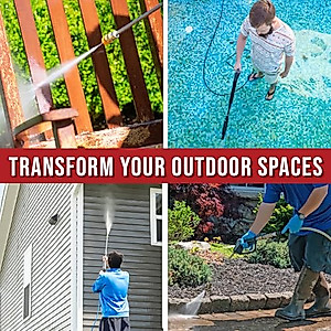 Pressure Washer Pump Replacement for Powerstroke PS80903A with 7/8" Horizontal Short Shaft