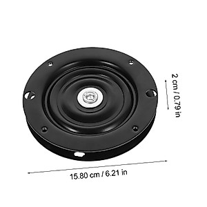 Veemoon 2pcs 6 Desk Chair Office Chair Chairs Turntable Furniture Recliner Swivel Mechanism Boat Seat Mount Boat Seat Swivel Boat Seat Pedestals to Rotate Swivel Chair Stool Steel