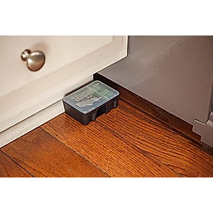 Tomcat Mouse Killer Disposable Station for Indoor/Outdoor Use - Child & Dog Resistant, 2 Stations with 1 Bait Each