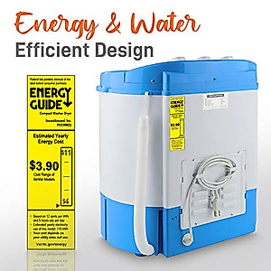 Pyle XPB20-288S PYRPUCWM22 Compact & Portable Washer & Dryer, 0, White