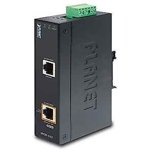 PLANET IPOE-162 / Industrial IEEE 802.3at Gigabit High Power over Ethernet Injector (Mid-Span)