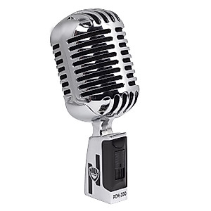 Nady PCM-200 Professional Classic Style Dynamic Microphone - Retro style vocal mic with carrying case, on/off switch, low-cut filter - Vintage look…