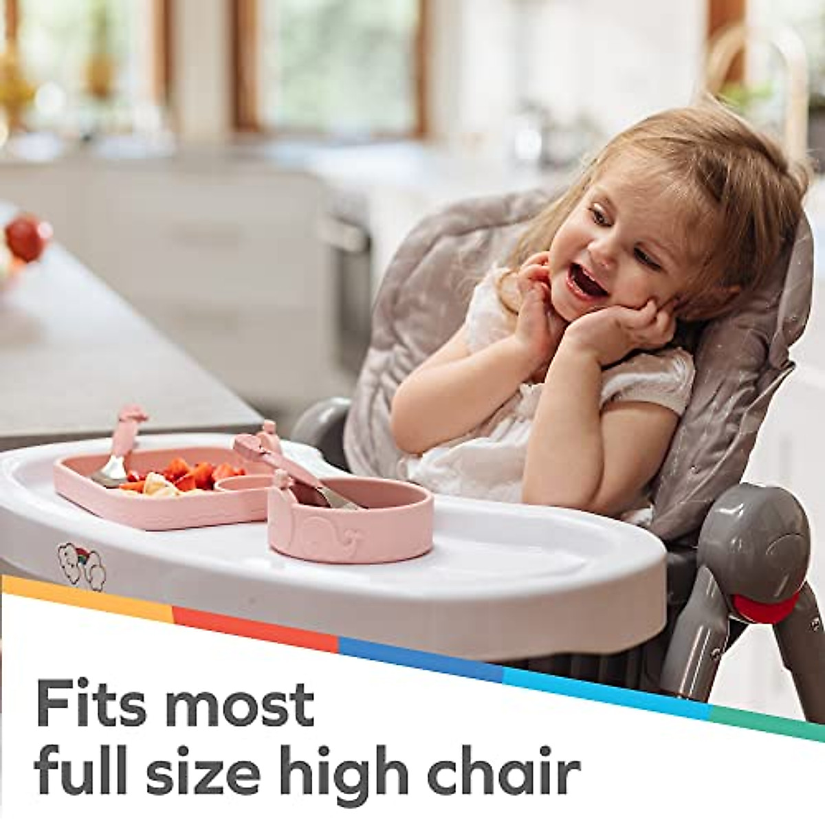 Nuby High Chair Cover Protecting from Spills and Crumbs, Water Resistant, Arrow Print