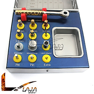 LAJA IMPORTS 12 Pieces Universal Set KIT Basic Dental Instruments