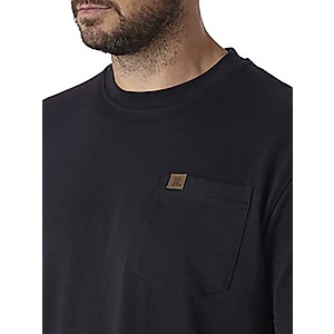 Wrangler RIGGS WORKWEAR Men's Big & Tall Pocket T-Shirt, Navy, Large Tall
