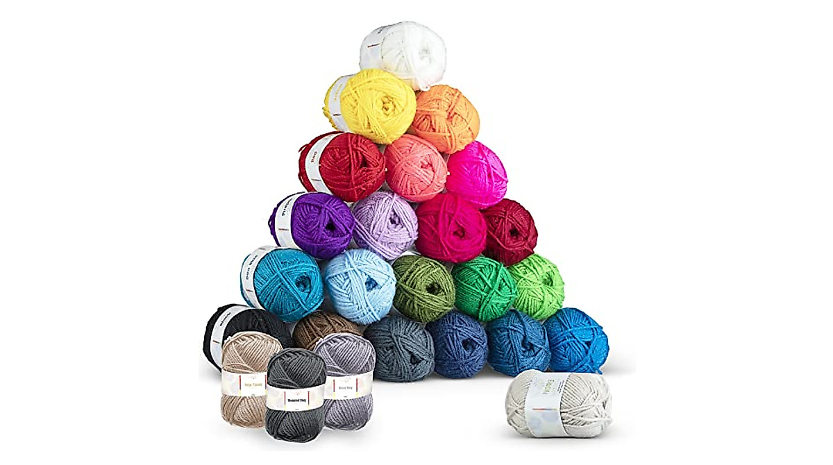 Soft Yarn for Crocheting - 2400 Yards of Crafting Fun