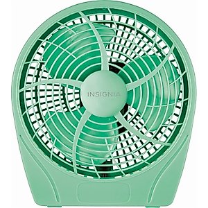 INSIGNIA - 9" Personal Table Fan - Green