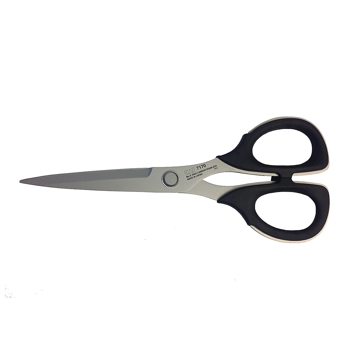 Kai '7000&apos Scheren Collection, Stainless Steel, multicoloured, 7170 Stick-/Nähschere (Black/Gray)