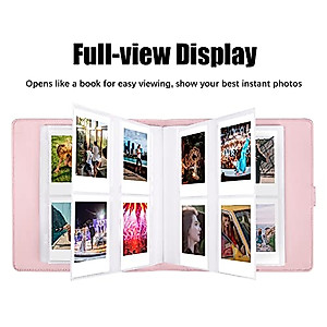 256 Pockets Photo Album for Fujifilm Instax 11 12 9 40 Mini Camera, Polaroid Camera, Photo Album for Fujifilm Instax Mini Evo Liplay 90 8 7+ Instant Camera, Polaroid HP Zink 2x3" Photos (Magic Purple)