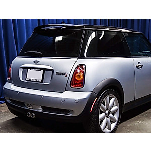 iJDMTOY Smoked Lens Amber/Red Full LED Side Marker Light Kit Compatible With 2002-2008 Gen1 MINI Cooper R50 R52 R53, Powered by Total 120-SMD LED, Replace OEM Sidemarker Lamps