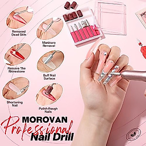Morovan Professional Acrylic Nail Kit: for Beginners with Everything - Complete Nail Kit Set Professional Acrylic with Everything Acrylic Nail Starter kit Acrylic Nail Supplies Gifts for Women Girl