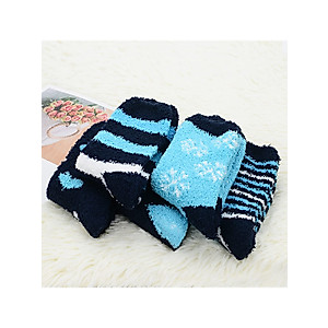 Century Star Womens Fuzzy Socks Super Soft Fluffy Socks Warm Cozy Socks Slipper Socks Sports Athletic Socks Gifts Socks For Christmas 5 Pairs Black Blue One Size