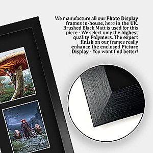 HWC Trading Johnny Depp Alice in Wonderland The Mad Hatter 16 x 12 inch (A3) Printed Gifts Signed Autograph Picture Display for Movie Memorabilia Fans - 16" x 12" Framed