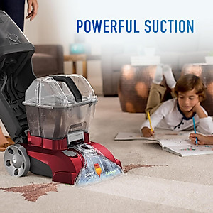 Hoover PowerScrub Deluxe Carpet Cleaner Machine, Upright Shampooer, FH50150NC with 64 oz Pet Carpet Cleaner Solution, Concentrated Machine Cleaner Solution for Pets, AH31925