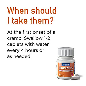 Hyland's Naturals Leg Cramps Caplets, Natural Relief of Calf, Leg and Foot Cramp, 40 Count Caplet