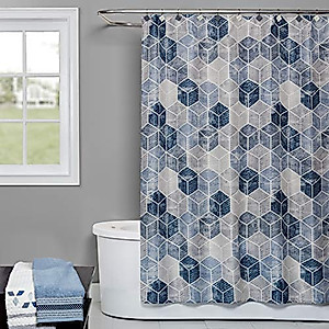 SKL Home Cubes Embroidered Hand Towel, White