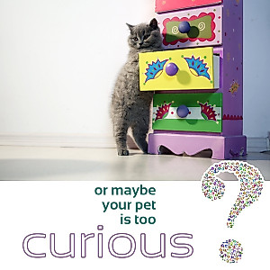 Baby Proofing Safety Cabinet Locks - Child Proof Latches for Dresser Drawer Cupboard Doors Closet Oven Refrigerator Fridge - Adjustable Childproof Straps by Oxlay - Black - 6 Pcs