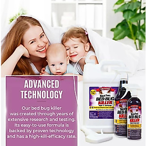 Nature’s MACE Bed Bug Killer 16oz, Kill BedBugs, Mites, Eggs, Bed BugSpray, Easy, Do-It-Yourself, Professional Bed Bug Spray, At-Home Solution, Mattress, Non-Toxic, Child & Pet Safe, Stain & Odor Free