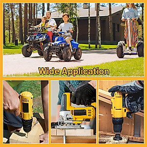 Kzreect Power Wheels Adapter for Dewalt 20V Battery Adapter, 20V Power Wheels Battery Converter Kit with Fuses Holder and Switch, Wire Terminals, 12AWG Wire for RC Car Toys Truck Adapter Set (1 Pack)