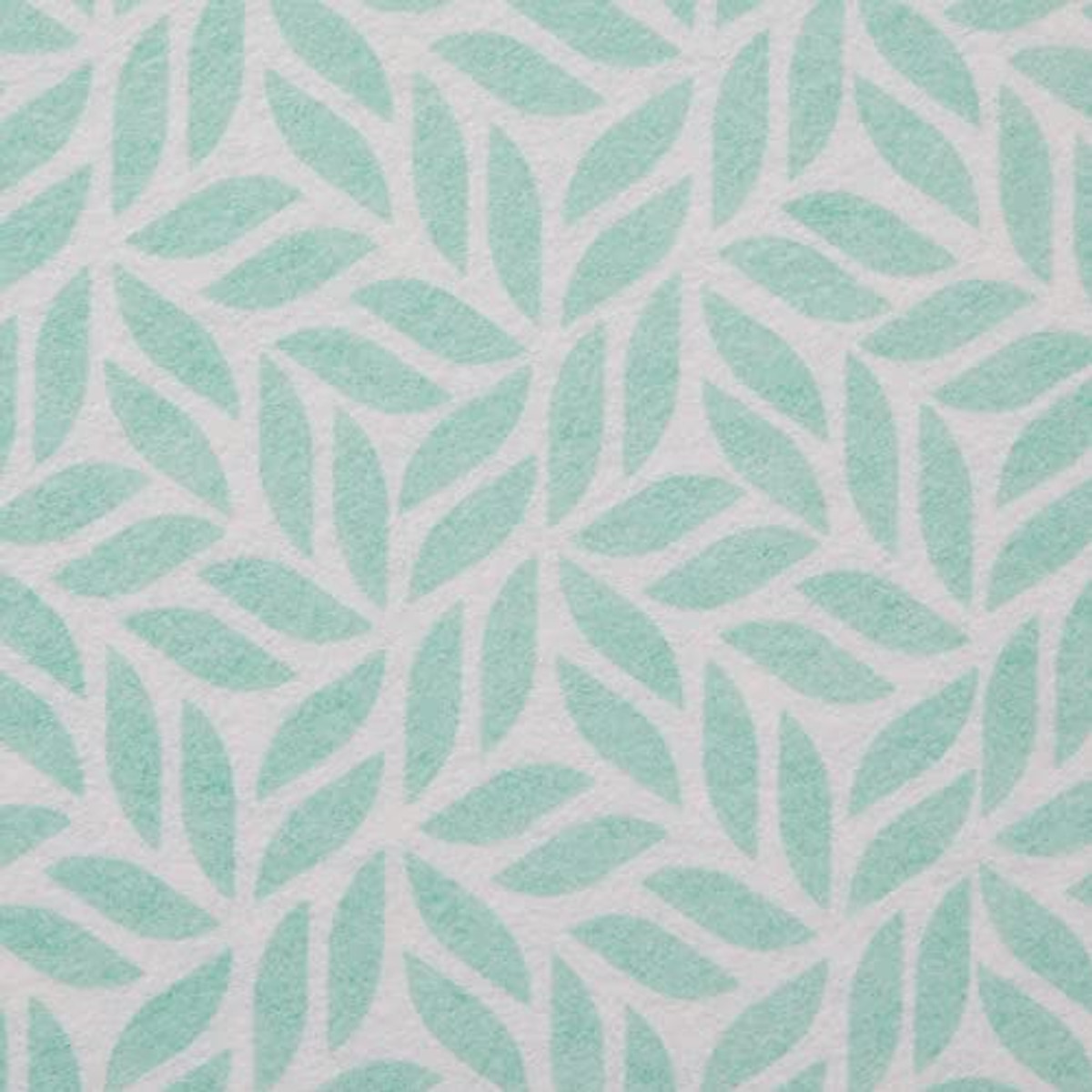 DII Fridge & Shelf Liner Collection Non-Adhesive, Cut to fit, Machine Washable, 12x20, Bright Aqua Abstract Leaf, 2 Piece