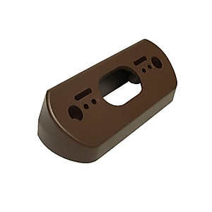 Wall Plate with 30 Degree Angle Mount for Nest Hello Video Door Bell - Coffee