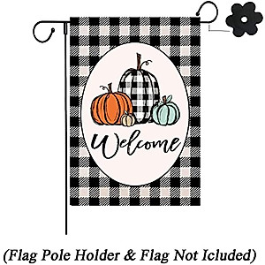 Garden Flag Stoppers Pole Accessories - Durable Rubber Black Rings for American Lawn Pool Small Flag Stand Garden Flag Holder Accessories 4 Packs