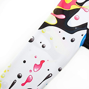 Women Long Sleeve Cycling Jersey MTB Shirts Mountain Bike Tops Bicycle Clothing Wave White XL