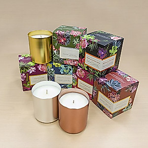 Studio Oh! Gift Boxed Hand-Poured Scented Candle Available in 9 Fragrances, Freesia and Incense