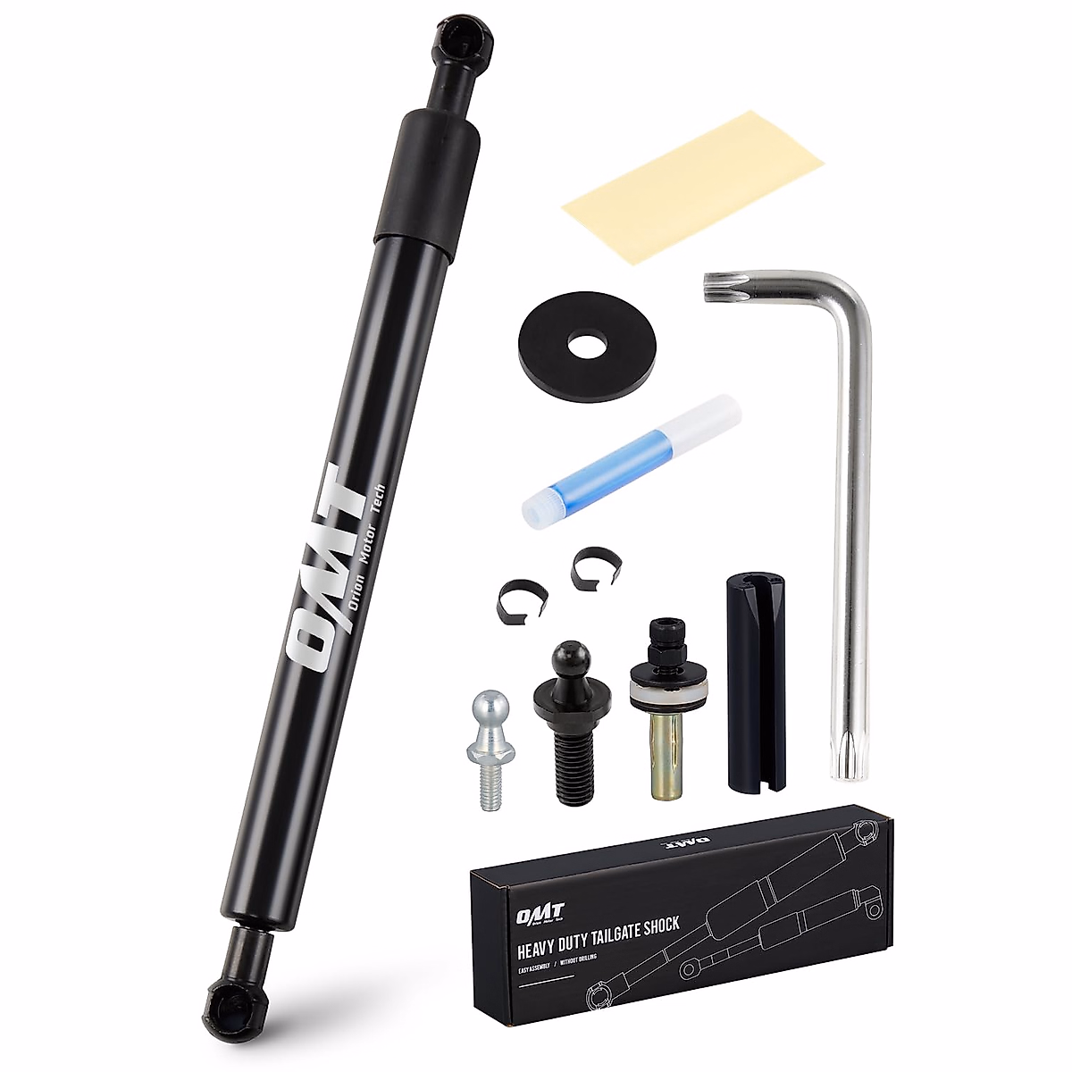 Orion Motor Tech Tailgate Assist Compatible with 2002-2008 RAM 1500, 2003-2009 RAM 2500 3500, Heavy Duty Tailgate Shock Truck Tailgate Lift Assist