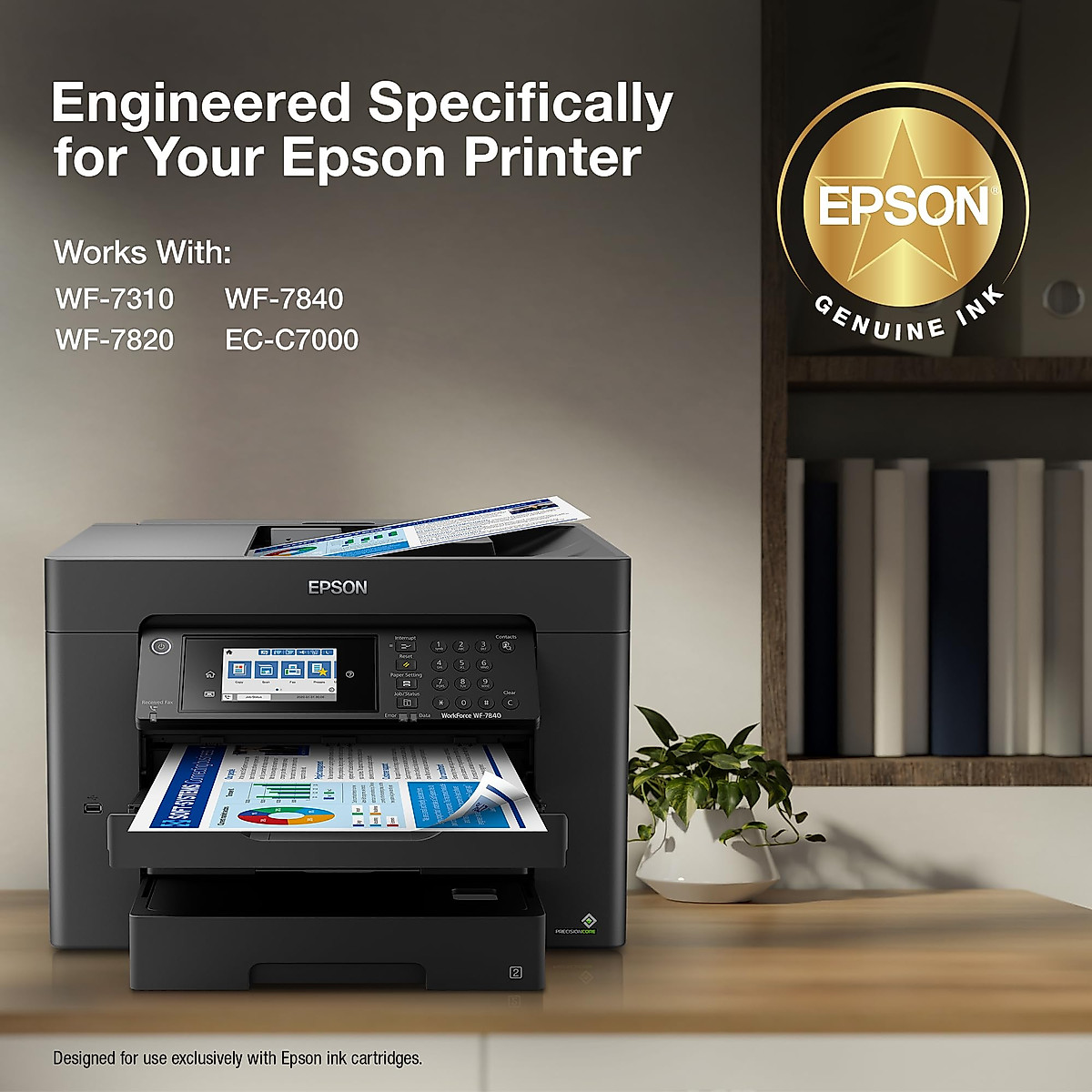 EPSON T812 DURABrite Ultra -Ink Standard Capacity Black & Color -Cartridge Combo Pack (T812120-BCS) for Select Epson Workforce Pro Printers