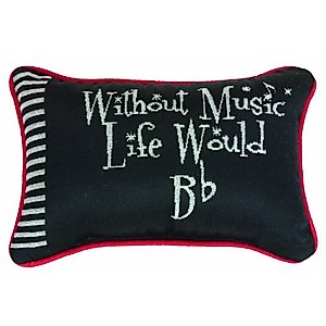 Manual Woodworker Keynote Collection, Take Note Word Pillow, 12.5 X 8.5-Inch