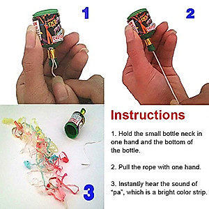 30Pcs Kids Mini Party Confetti Poppers Streamers Party Poppers for Wedding, Birthday, Graduation, Baby Shower kids toy Halloween Confetti Poppers for Party Supplies, Christmas New Year Decorations