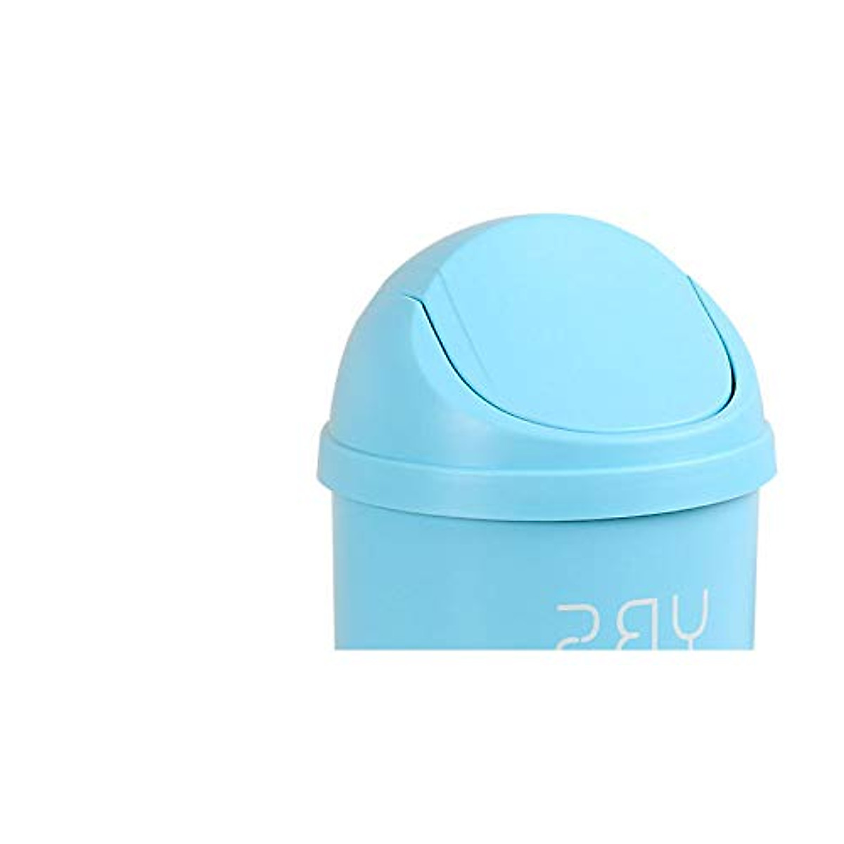 WOIWO 1 PCS Creative Desktop Trash Can Small Household Living Room Shake Lid Garbage Can Mini Kitchen Countertop with Lid Paper Basket （Color Random Send）