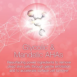 Neutrogena Bright Boost Resurfacing Facial Exfoliator with Glycolic and Mandelic AHAs Gentle Skin Resurfacing Face Cleanser for Bright Smooth Skin, Micro Polish, 2.6 Fl Oz