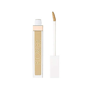 FLOWER BEAUTY Light Illusion Full Coverage Concealer - Diffuse Dark Under Eye Circles + Blurs Blemishes - Weightless Formula + Crease Proof Makeup (Light Medium)