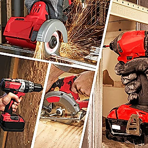 Touyeet 2 Pack 6.5 Ah 12V Lithium Battery Replacement for Milwaukee M12 12V Tools Battery, Compatible with 48-11-2401 48-11-2411 48-11-2420 48-11-2440 48-11-2410 Cordless Tools 12 Volt Battery