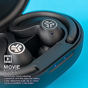 JLab JBuds Air Sport Gen 3 True Wireless Bluetooth Earbuds + Charging Case, Graphite, IP66 Sweat Resistance, Multipoint, Dual Connect, 3 EQ Sound Settings, Find wth Tile