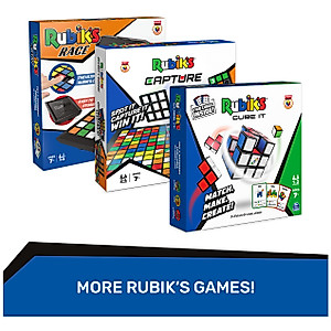 Rubik’s Cage, 3D Fast-Paced Strategy Sequence Game Color Stacking Challenging Toy Puzzle-Solving Activity Brain, for Adults & Kids Ages 7 and up