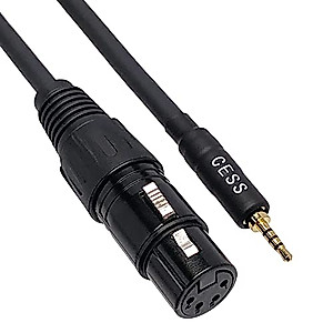 CNCESS CESS-227 Balanced 2.5mm TRRS to 4-Pin XLR Adapter Cable for Headphone