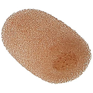 Compete Audio CM212 Mini Lavalier (tiny!) Foam Microphone Windscreens (Microphone Covers) Tan 2-Pack For Countryman E6 and other Headset/Lapel Mics