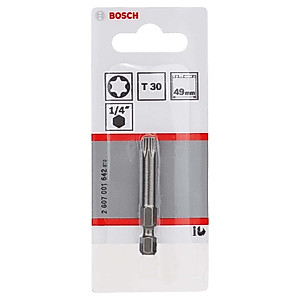 Bosch T30 49Mm Extra Hard Torx Screw Bit